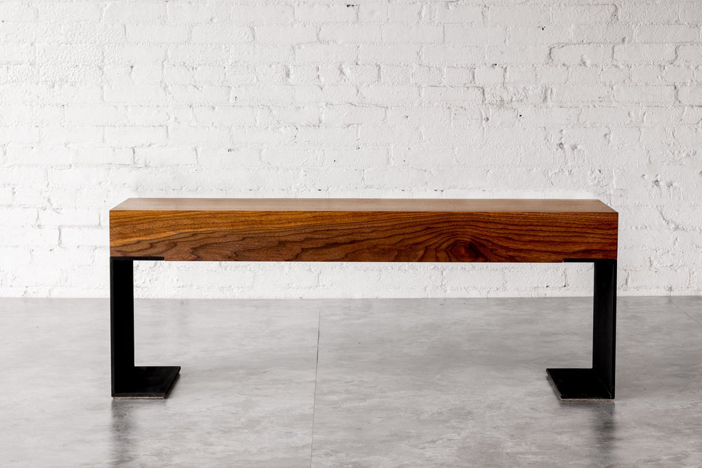 Kai Petite Walnut Bench: Modern Luxury for Compact Spaces | Autonomous ...