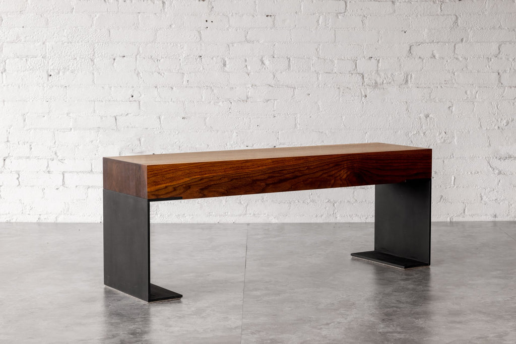 Kai Petite Walnut Bench: Modern Luxury for Compact Spaces | Autonomous ...